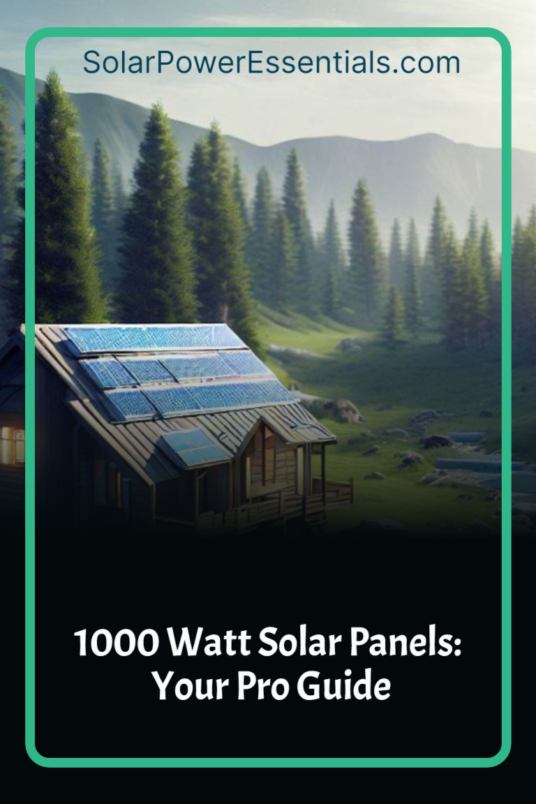 1000 Watt Solar Panels: Your Pro Guide - Solar Power Essentials
