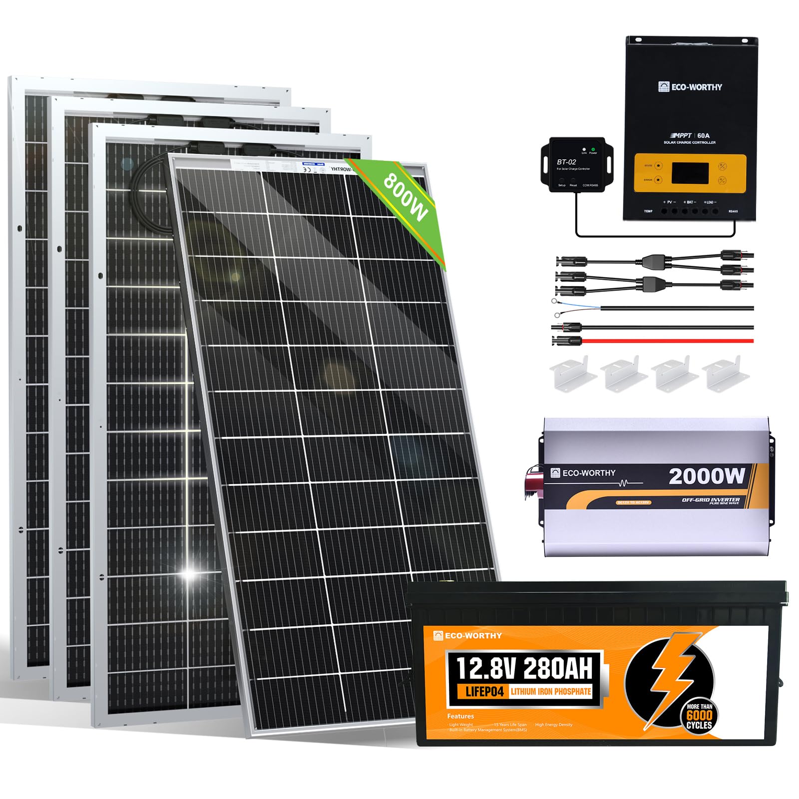 ECO-WORTHY 3.58KWH 800W Solar Panel Kit Review: Best Off-Grid Solution ...